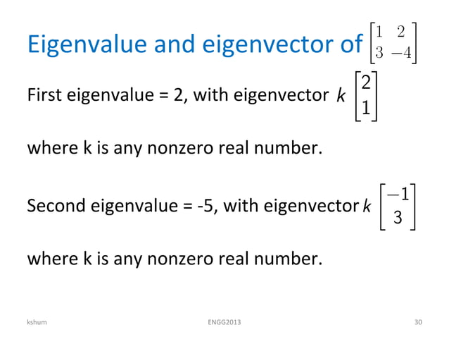 Eighan values and diagonalization | PPT