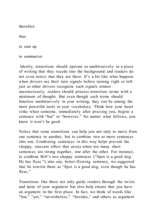 EIGHTAS A RESULT”Connecting the PartsWE ONCE HAD A STUD | PDF