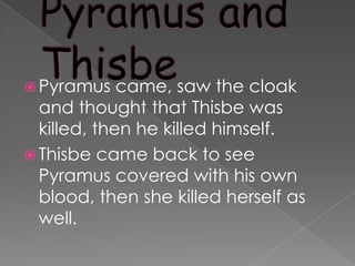 Eight brief tales of lovers | PPTX