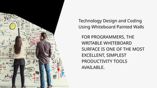 EIGHT CREATIVE WAYS TO USE WHITEBOARD WALLS IN STEM CLASSROOMS | PPT