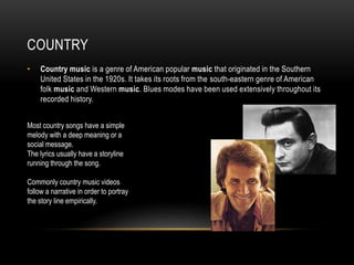 Eight different music genres | PPTX