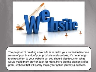 Eight Elements of a Great Website | PPT