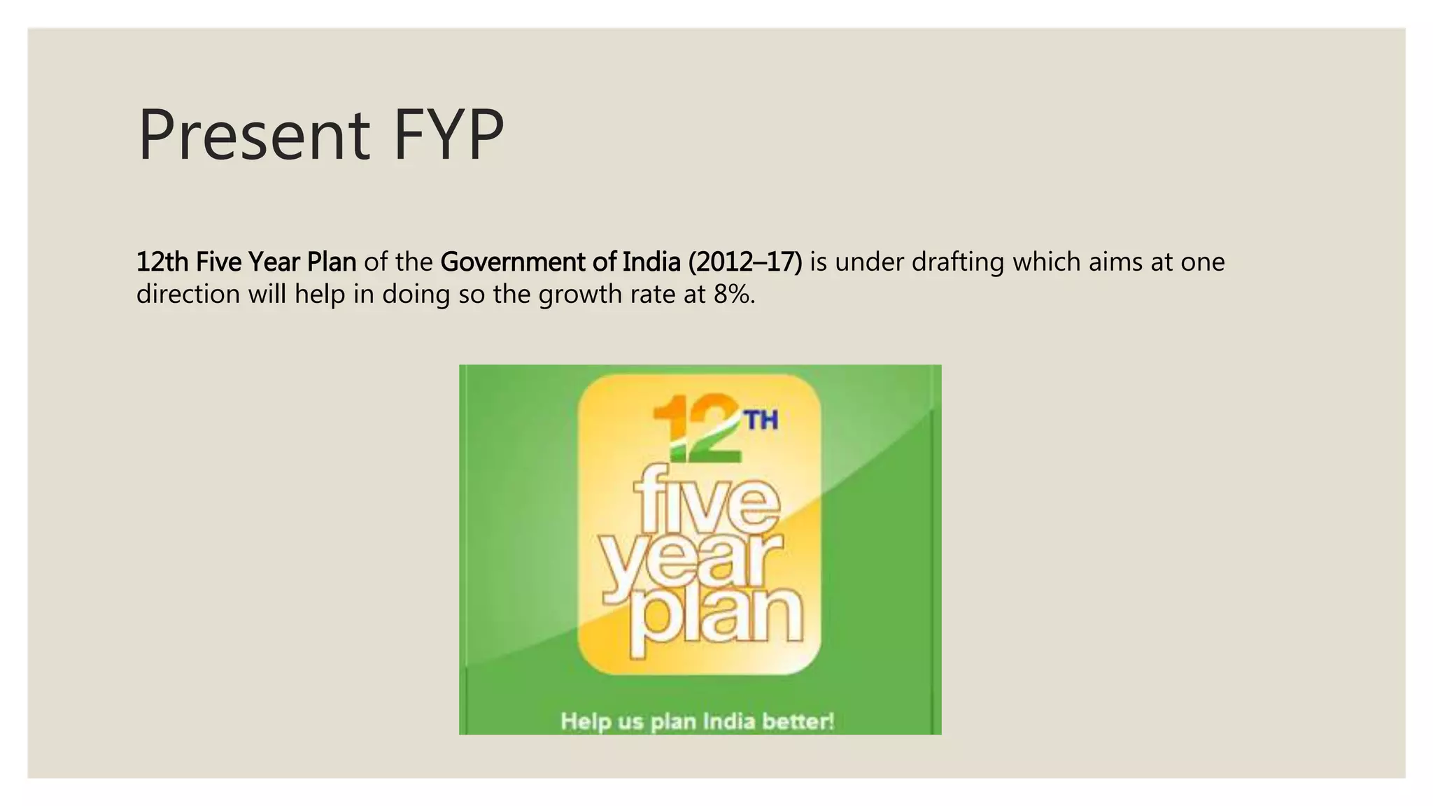 Eighth five year plan | PPTX