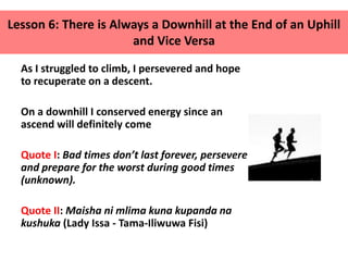 Eight lessons gained from running a marathon | PPT