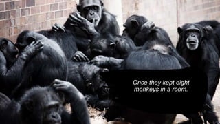 Eight monkeys put in a room- Rational thinking | PPTX