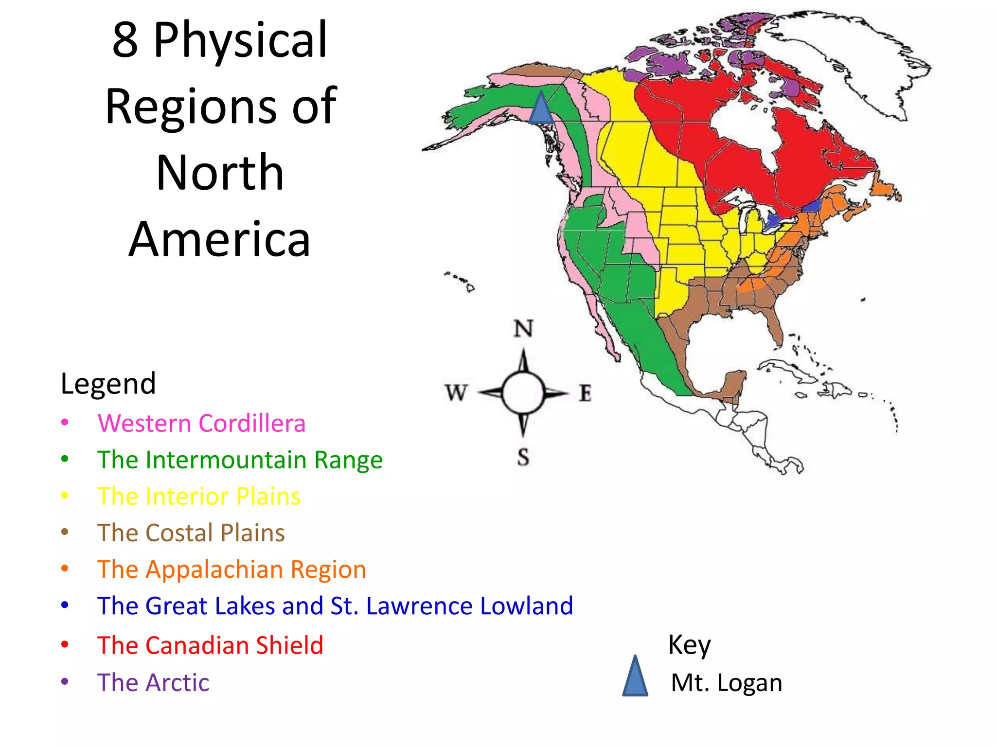 Eight physical regions of north america | PPT