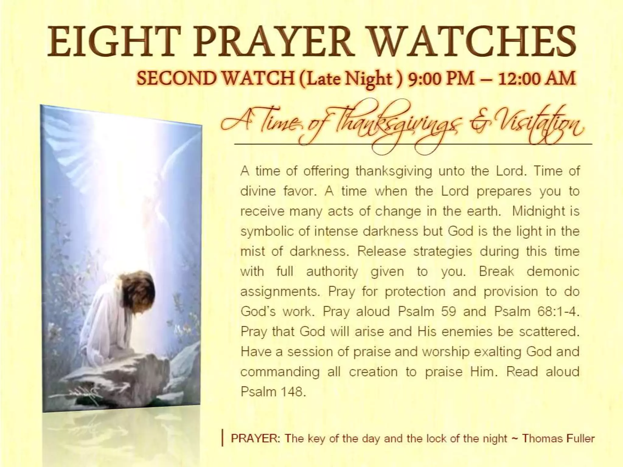 Eight Prayer Watches | PPSX