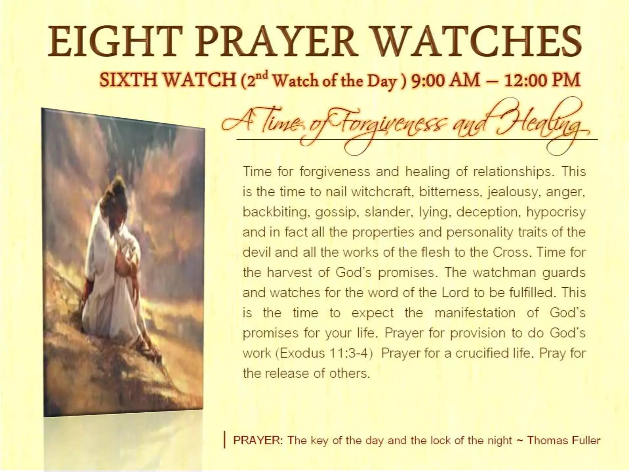 Eight Prayer Watches | PPSX