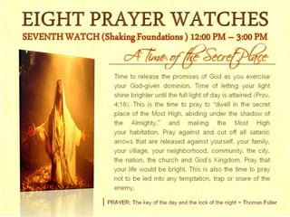 Eight Prayer Watches | PPSX