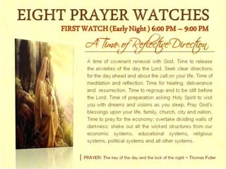 Eight Prayer Watches | PPSX