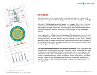 Eight Signs of Incompetent Managers | PPT