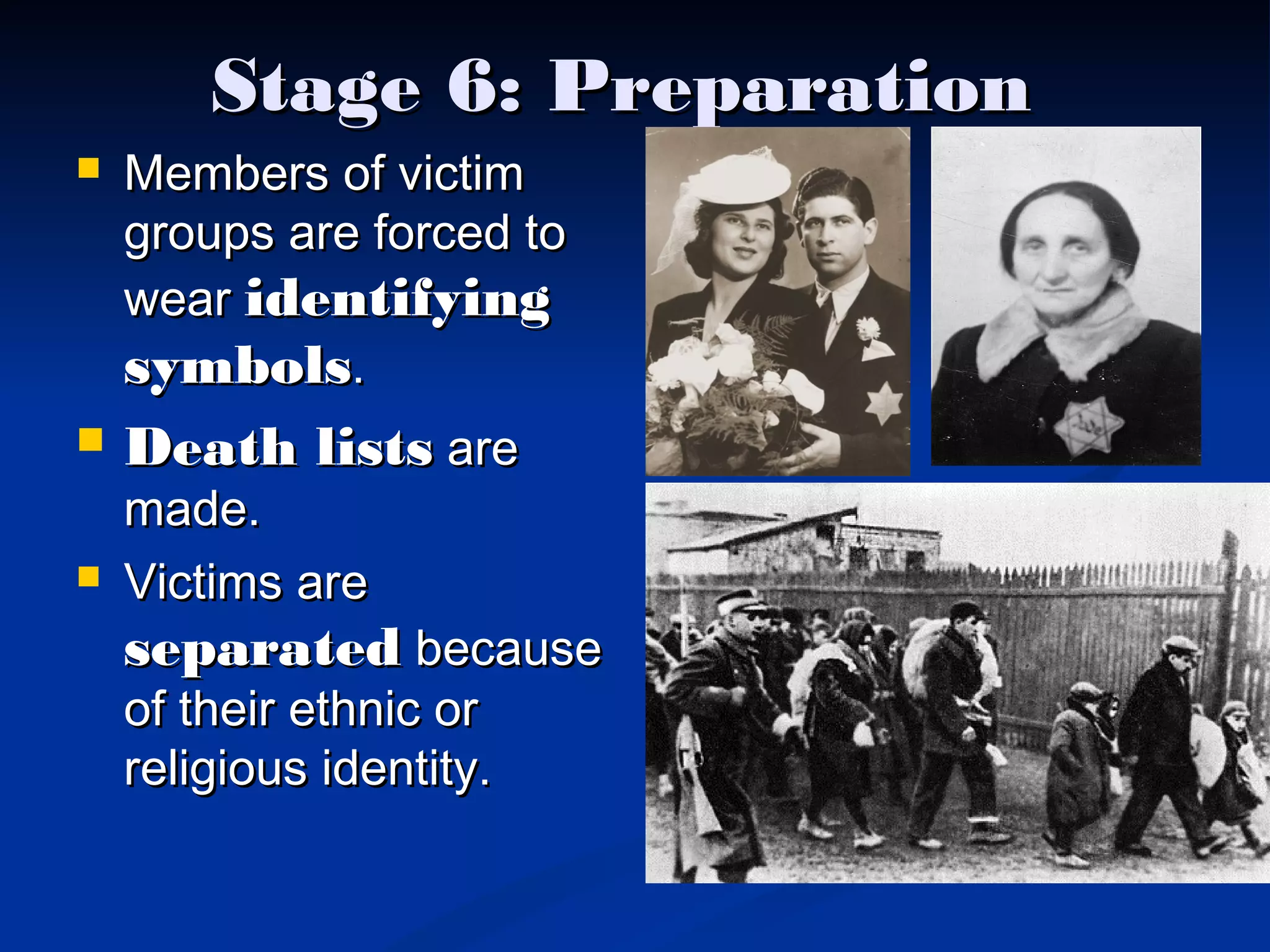 Eight Stages of Genocide | PPT