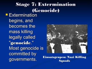 Eight Stages of Genocide | PPT