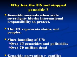 Eight Stages of Genocide | PPT