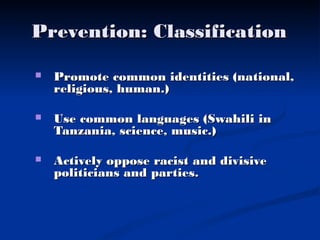 Eight Stages of Genocide | PPT | Death, Injury, or Military Conflict ...