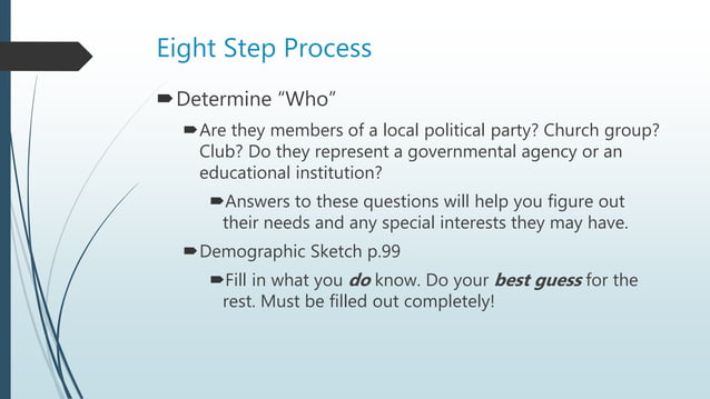 Eight Step Process | PPT
