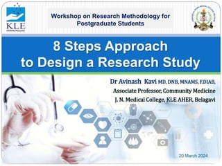 Eight Steps Approach to Design Research Protocol | PPT