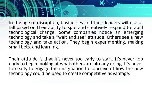 Eight technology trends ready for exploitation in 2018 | PPT