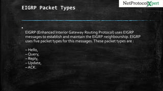 EIGRP (Enhanced Interior Gateway Routing Protocol) | PPTX