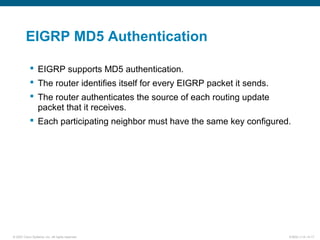 Eigrp authentication | PPT