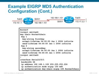 Eigrp authentication | PPT
