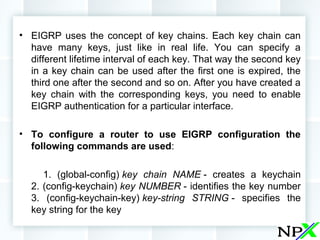 EIGRP Authentication & Load Balancing | PPT