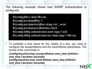 EIGRP Authentication & Load Balancing | PPT