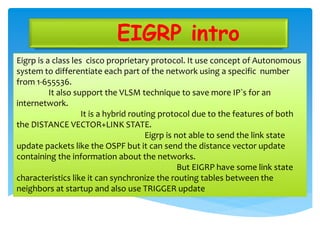 Eigrp new | PPTX