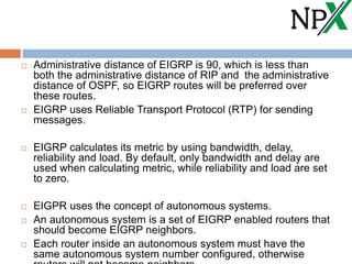 EIGRP Overview | PPTX