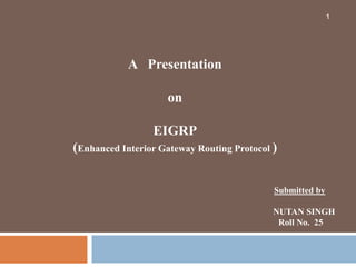 Enhanced Interior Gateway Routing Protocol (EIGRP) || NETWORK PROTOCOL ...