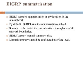 Enhanced Interior Gateway Routing Protocol (EIGRP) || NETWORK PROTOCOL ...