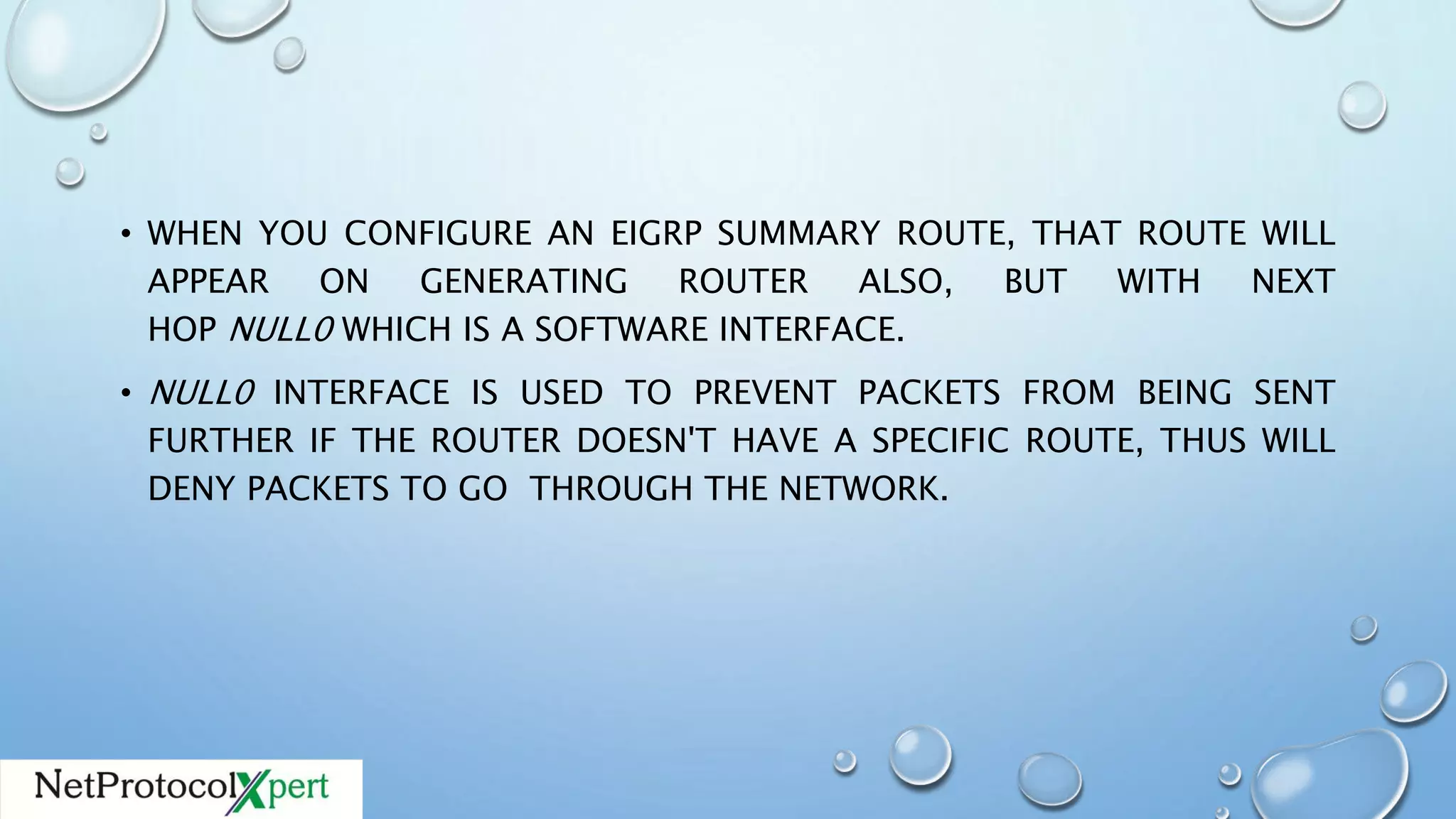EIGRP Route Summarization | PPT
