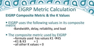 EIGRP Routing Protocols | PPTX