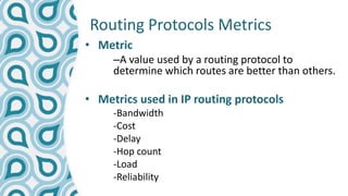 EIGRP Routing Protocols | PPTX