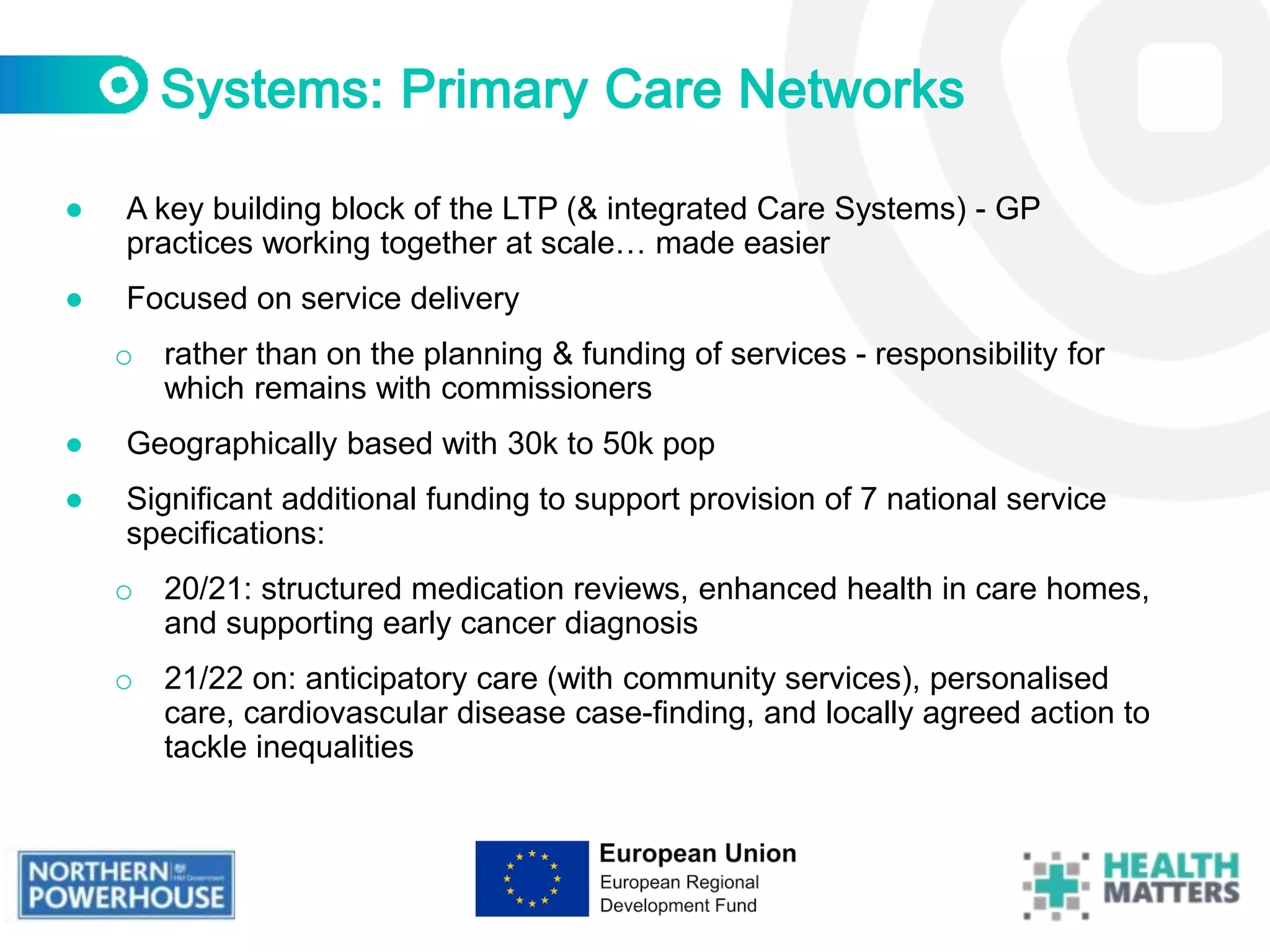 Excel in Health webinar series: The NHS landscape | PPT