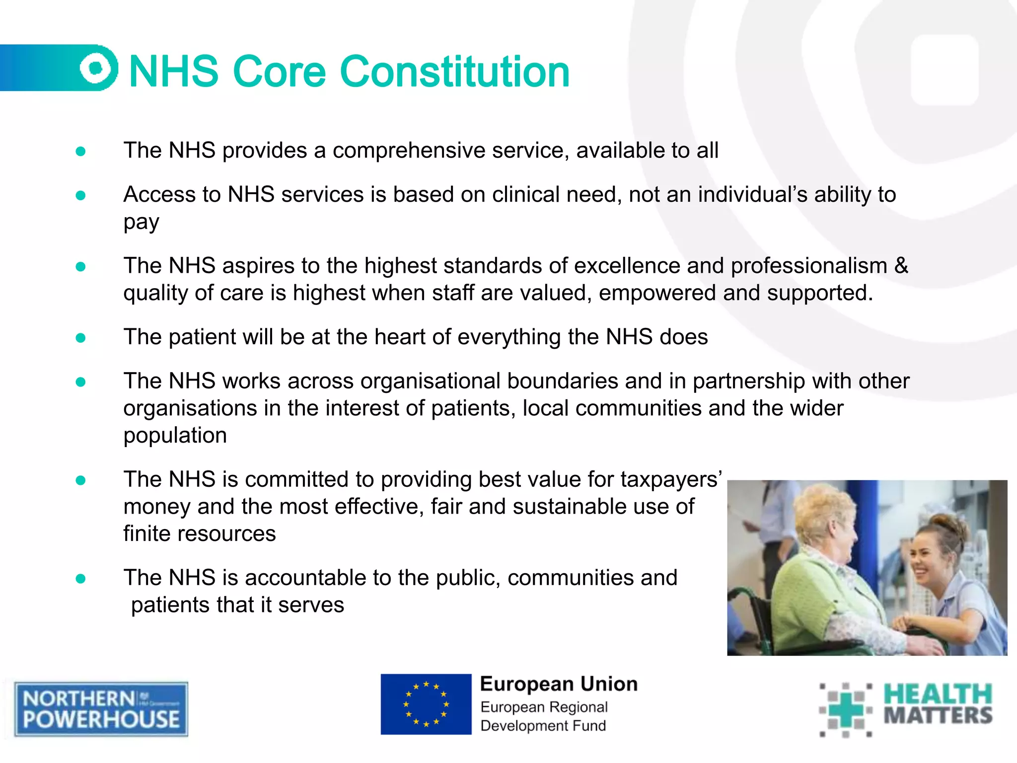 Excel in Health webinar series: The NHS landscape | PPT