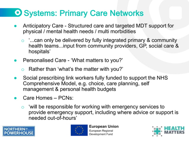 Excel in Health webinar series: The NHS landscape | PPT