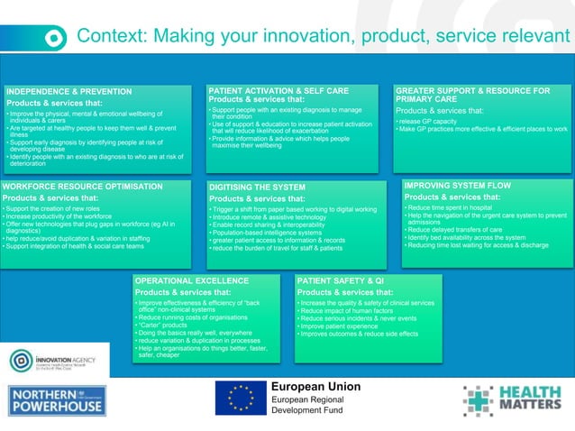 Excel in Health webinar series: The NHS landscape | PPT