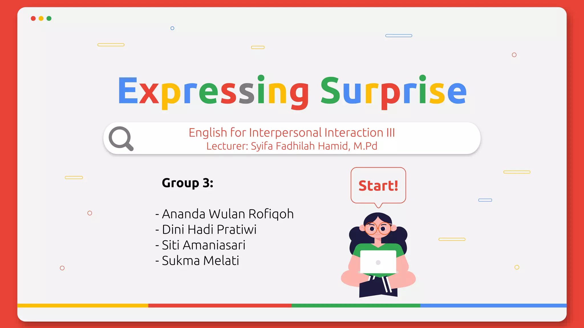 EXPRESSING SURPRISE | PPTX