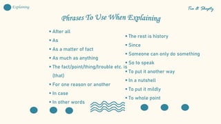 Defining and Explaining | PPTX