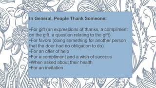 Eii 3 thanking,compliment and conglast | PPT