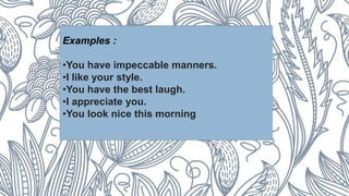 Eii 3 thanking,compliment and conglast | PPT