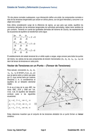 Estados de tensión y deformación | PDF