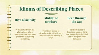 Eii3 DESCRIBING PEOPLE, PLACES AND THINGS | PPTX