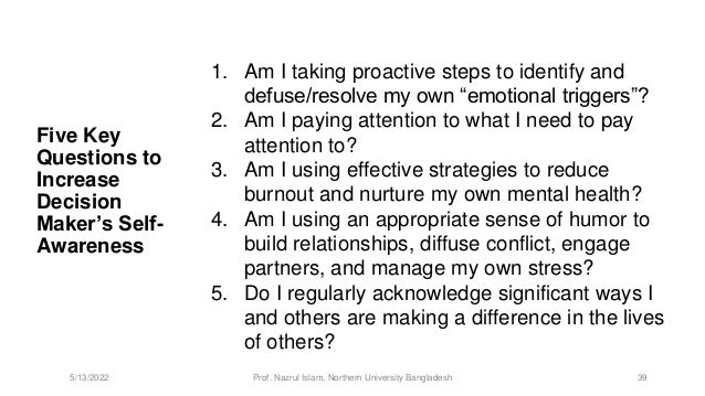 Emotional Intelligence in Consulting Decision | PPT