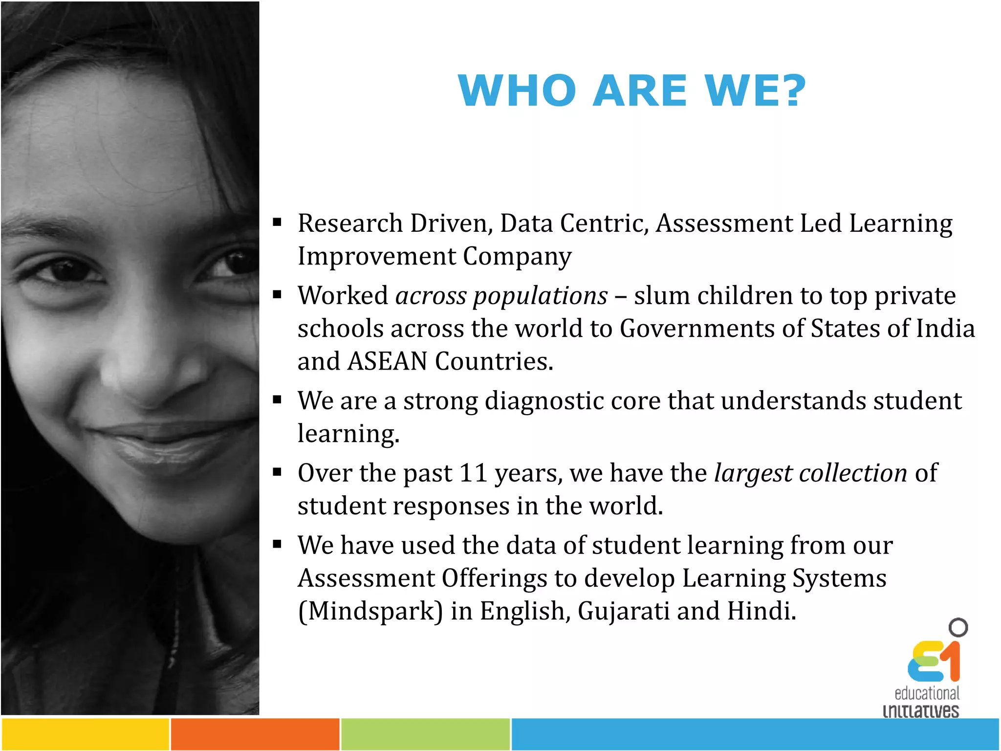 What Educational Initiatives has achieved over the past 14 years. | PPTX
