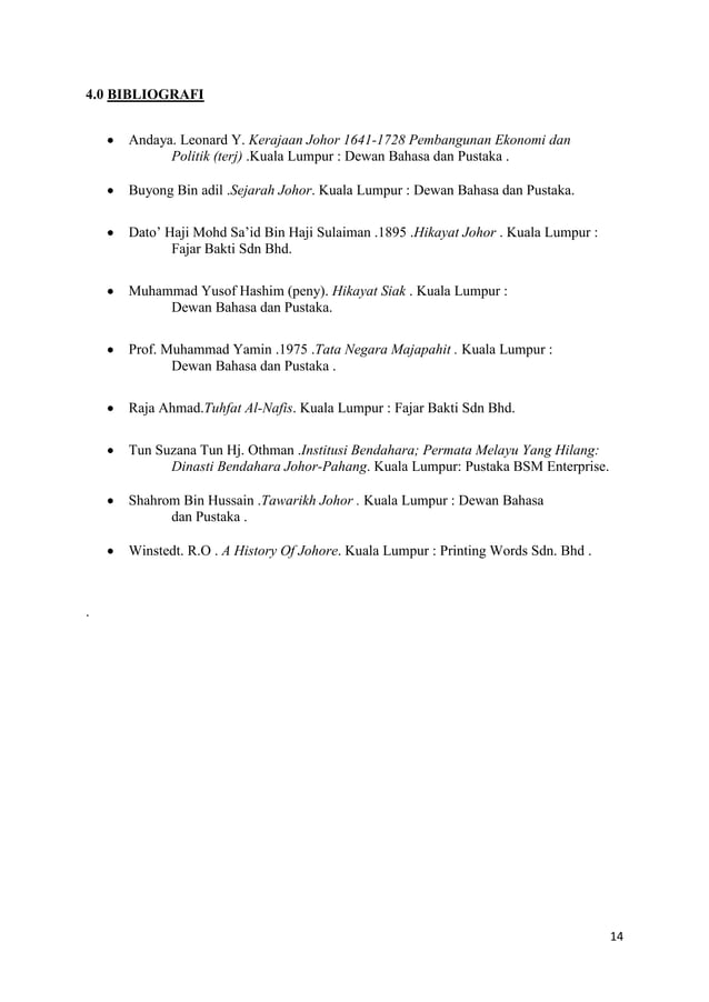 Sultan Mahmud Mangkat Dijulang | DOCX