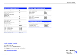 Eikon energy workflow | PDF