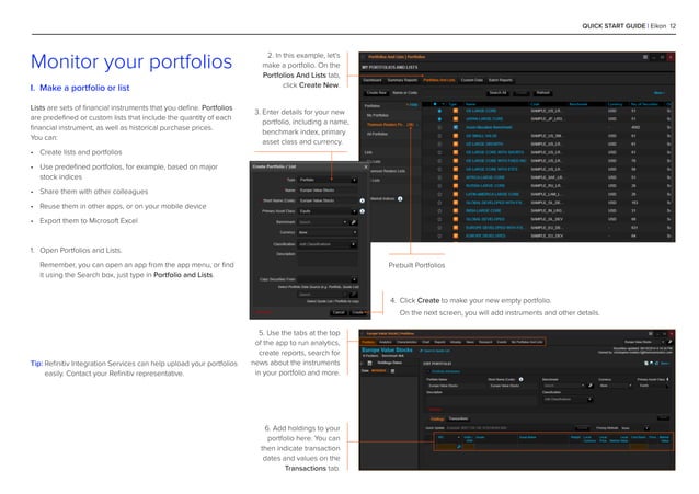 Eikon quick start guide | PPT