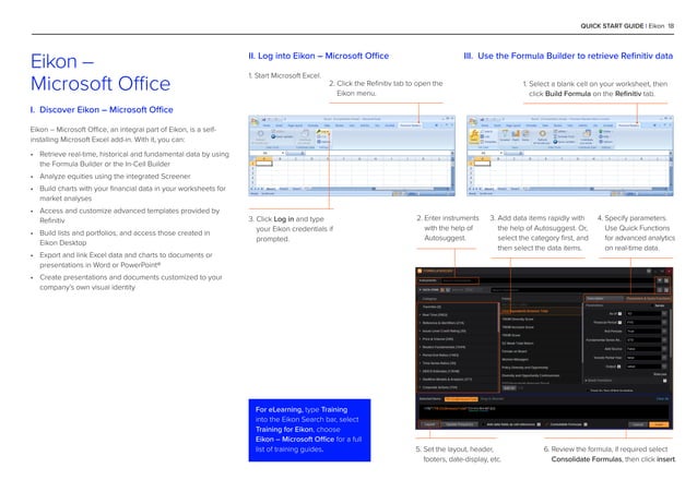 Eikon quick start guide | PPT